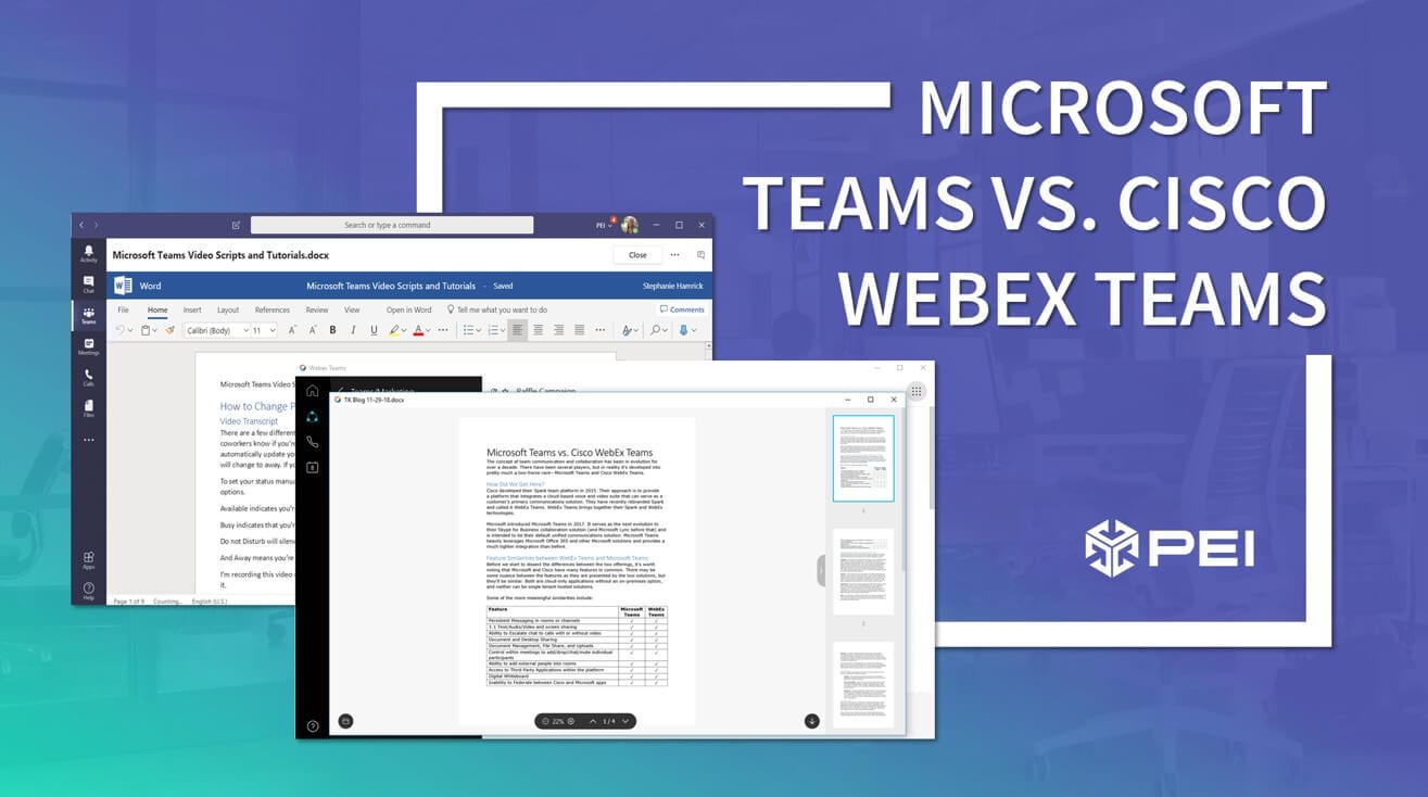 Microsoft Teams vs. Cisco WebEx Teams [Feature Comparison]